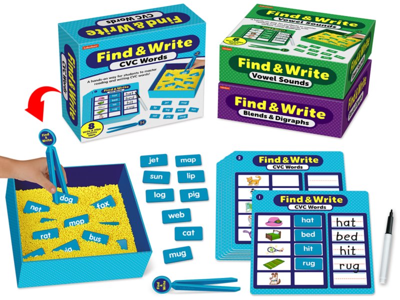 Find & Write Phonics Activity Centers - Complete Set at Lakeshore Learning