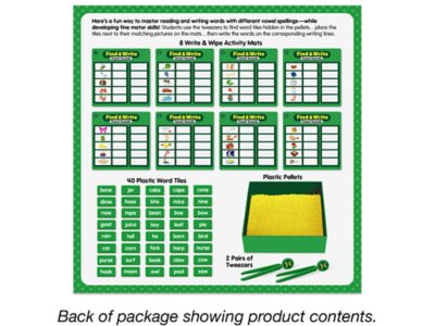 Find & Write Vowel Sounds Activity Center at Lakeshore Learning