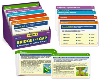 Bridge the Gap! Language Practice Cards - Gr. 3 at Lakeshore Learning