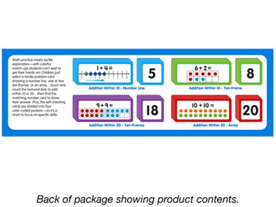 Touch & Match Sensory Addition Cards at Lakeshore Learning
