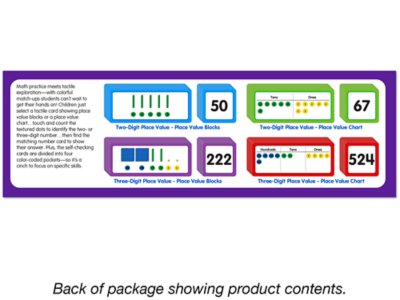 Touch & Match Sensory Place Value Cards at Lakeshore Learning