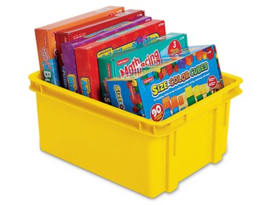 Hold-It-All Storage Bin - Yellow at Lakeshore Learning
