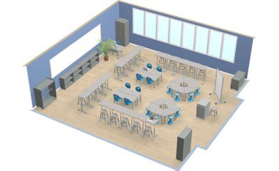 Middle School Classroom Layout | Lakeshore® Furniture