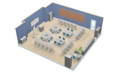 Middle School Classroom Layout | Lakeshore® Furniture
