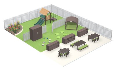 Complete Classroom® for Infant & Toddler Outdoor Area | Lakeshore®