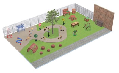 Complete Classroom® for Outdoor Play Area: Ages 2–7 | Lakeshore®