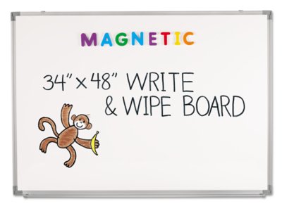Magnetic Write & Wipe Board - 34" x 48" at Lakeshore Learning
