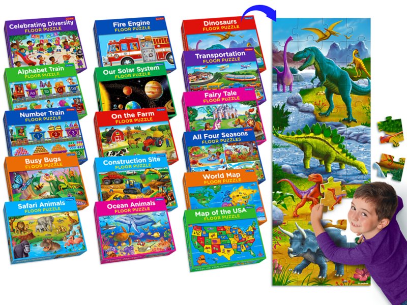 Classroom Floor Puzzles - Complete Set at Lakeshore Learning