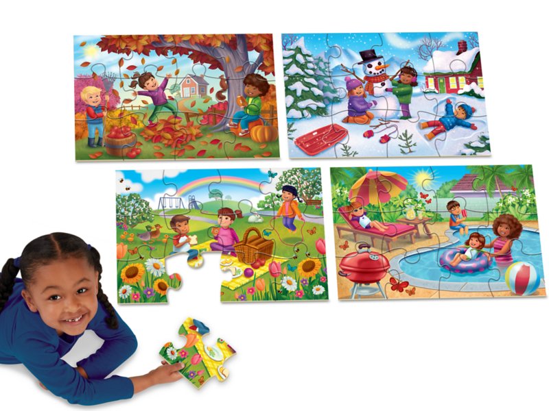 All Four Seasons Floor Puzzles at Lakeshore Learning