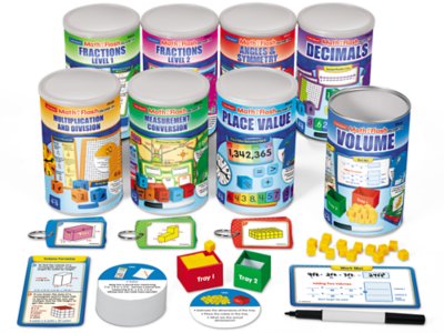 Math in a Flash! Discovery Cans - Complete Set at Lakeshore Learning