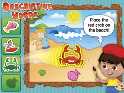 Listening & Following Directions Descriptive Words Game - Interactive ...