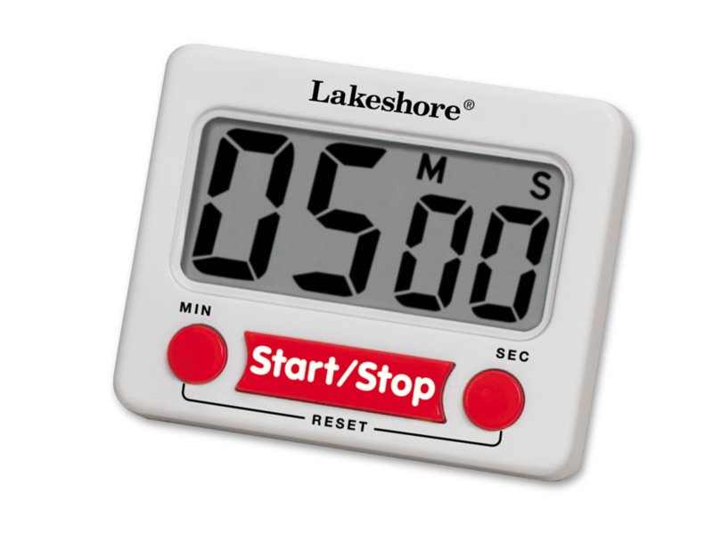 Count Up & Count Down Digital Timer at Lakeshore Learning