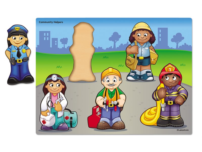 Community Helpers Puzzle at Lakeshore Learning