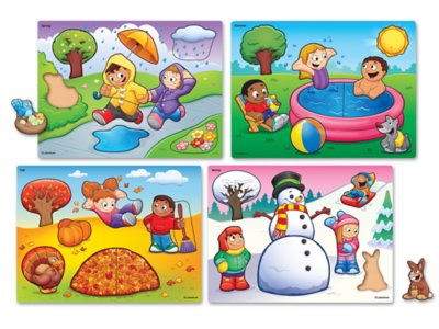 Seasons and Weather Puzzle Set at Lakeshore Learning