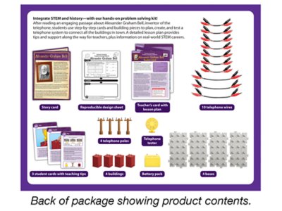 Alexander Graham Bell Problem Solving STEM Kit at Lakeshore Learning