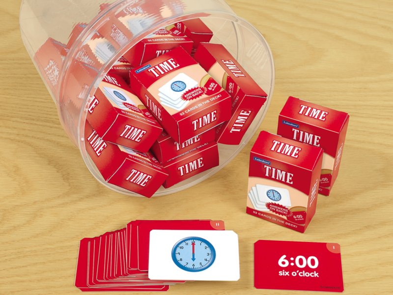 Time Practice Cards at Lakeshore Learning