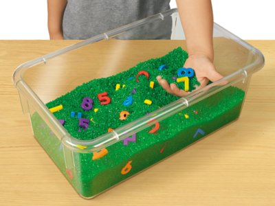 Number Sensory Bin Easy Fall Rainbow Oats Sensory Bin For Toddlers