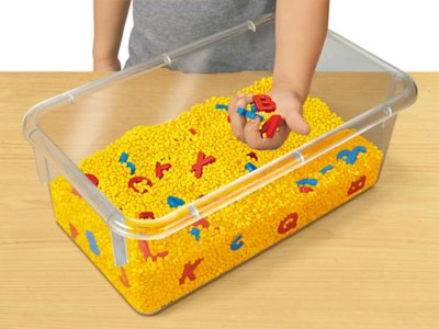 Alphabet Feel & Find Sensory Tub at Lakeshore Learning