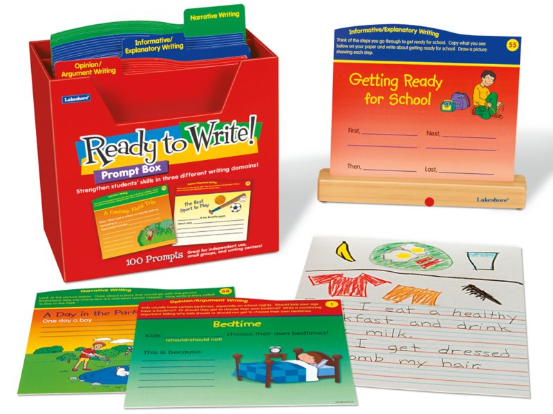 Ready to Write! Prompt Box - Gr. 2-3 at Lakeshore Learning