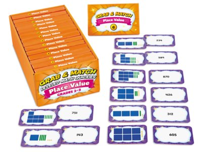 Grab & Match Leveled Place Value Quickies - Gr. 2-3 at Lakeshore Learning