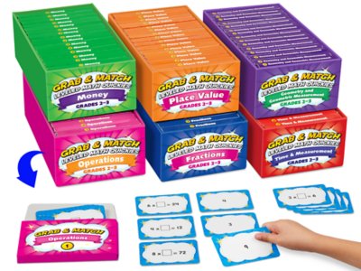 Grab & Match Leveled Math Quickies - Gr. 2-3 - Complete Set at ...