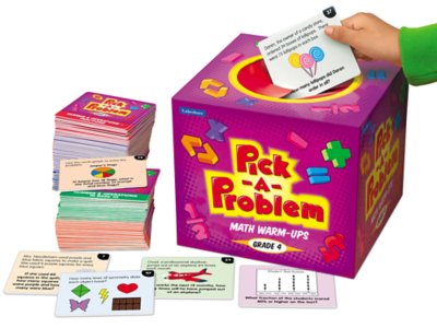 Pick-A-Problem Math Warm-Ups - Gr. 4 at Lakeshore Learning