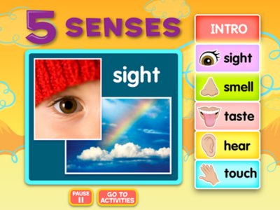 Printable Five Senses Sight