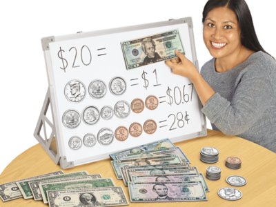 Jumbo Double-Sided Magnetic Money at Lakeshore Learning