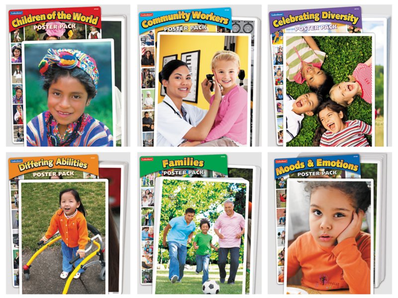 Social Studies Poster Library at Lakeshore Learning