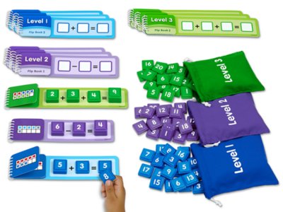 Stack & Build Addition/Subtraction Flip Books at Lakeshore Learning