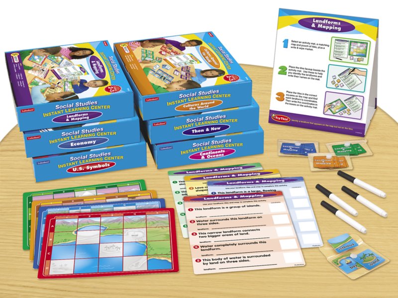Social Studies Instant Learning Centers - Complete Set at Lakeshore ...