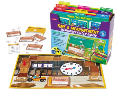 Time & Measurement Folder Game Library - Gr. 2-3 at Lakeshore Learning