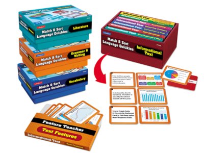 Match & Sort Language Quickies - Gr. 4-5 - Complete Set at Lakeshore ...