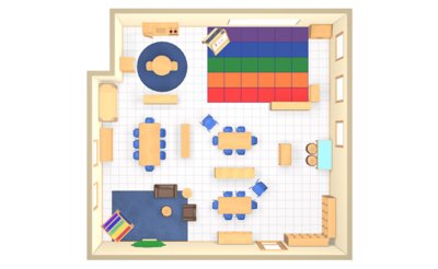 Preschool Classroom Layout | Lakeshore® Furniture