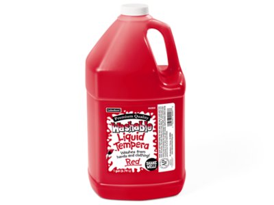 Lakeshore Fully Washable Liquid Tempera Paint - Gallon - Red at ...