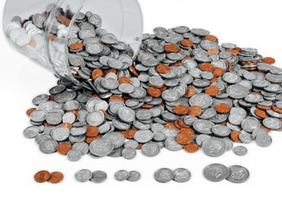 Plastic Coins at Lakeshore Learning