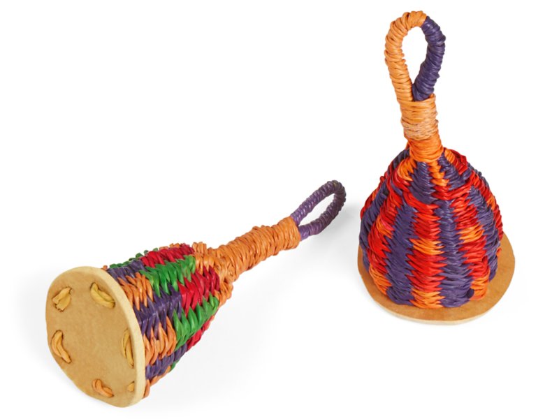 Ghanaian Woven Rattles - Set of 2 at Lakeshore Learning