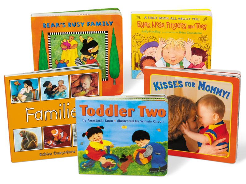 Me & My Family Board Book Library at Lakeshore Learning
