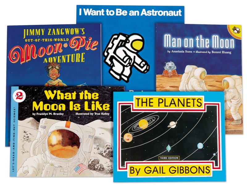 Space Theme Book Library at Lakeshore Learning