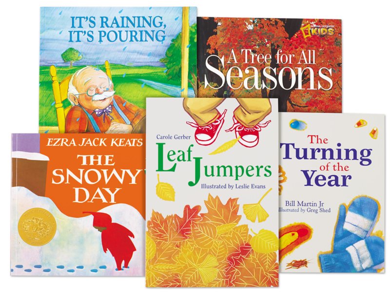 Seasons & Weather Theme Book Library at Lakeshore Learning