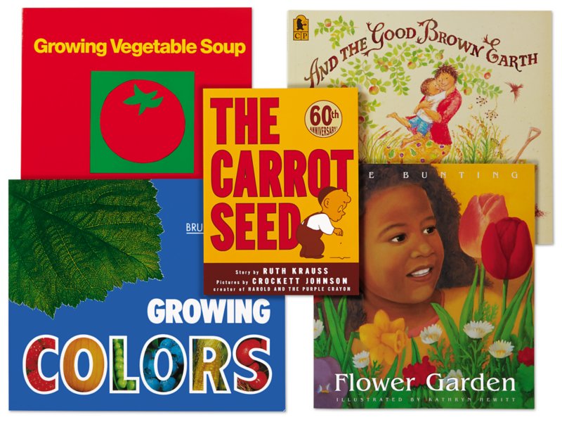 Growing Things Theme Book Library at Lakeshore Learning