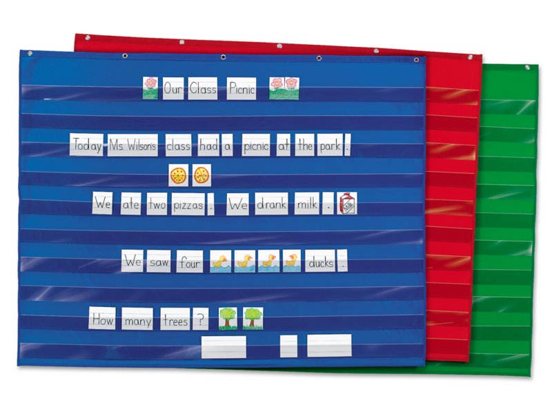 Heavy-Duty Extra-Wide Pocket Chart at Lakeshore Learning