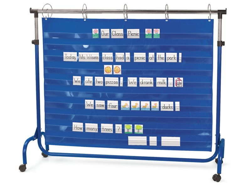 Extra-Wide Adjustable Pocket Chart Stand at Lakeshore Learning