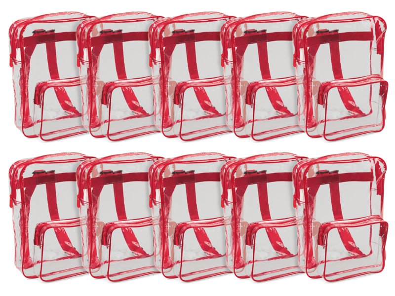 Take-Home Backpack - Set of 10 - Red at Lakeshore Learning