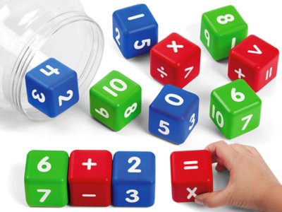 Giant Equation Dice at Lakeshore Learning
