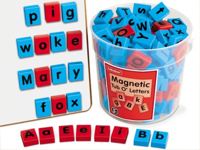Magnetic Tub O’ Letters at Lakeshore Learning