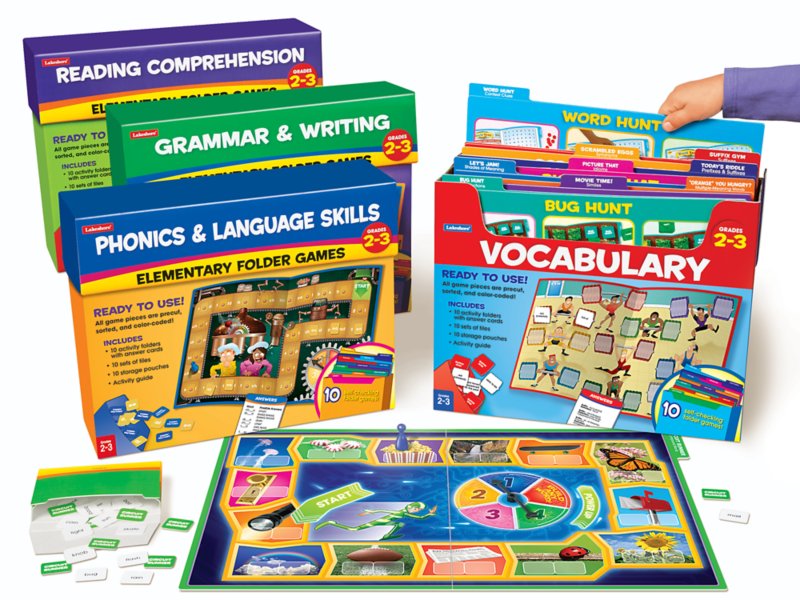 Reading & Writing Skills Folder Game Libraries - Gr. 2-3 - Complete Set ...
