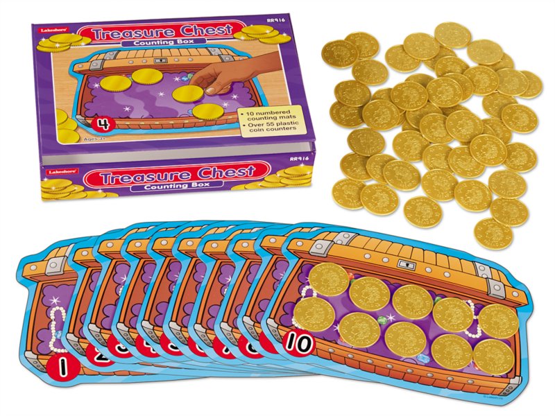 Treasure Chest Counting Box at Lakeshore Learning