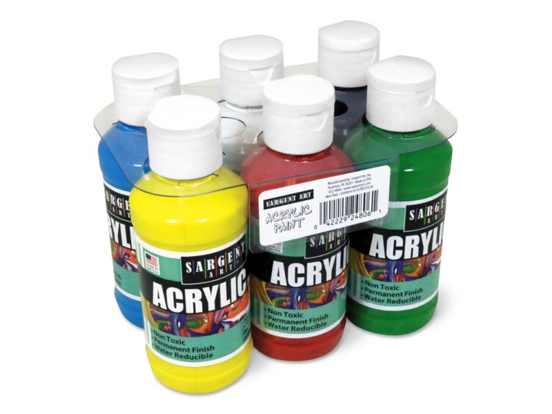 Acrylic Paint - Set of 6 at Lakeshore Learning