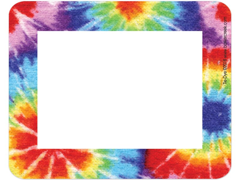 Tie Dye Border Templates